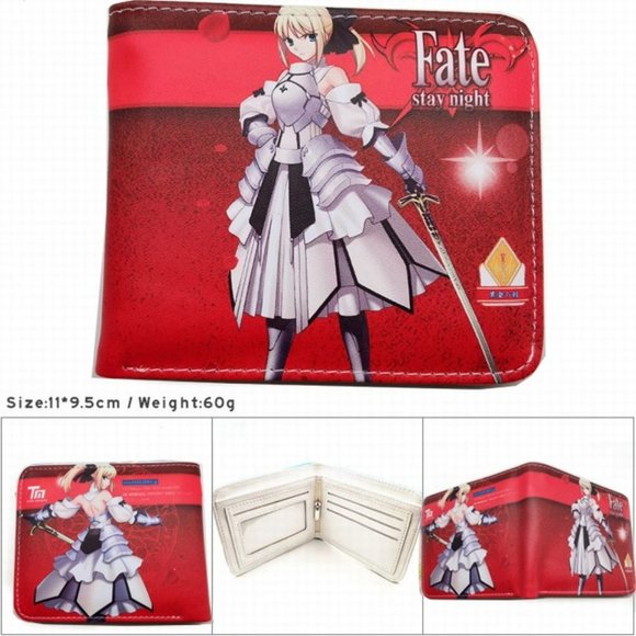 Bags | New Japan Anime Fate Stay Night Red Wallet | Poshmark